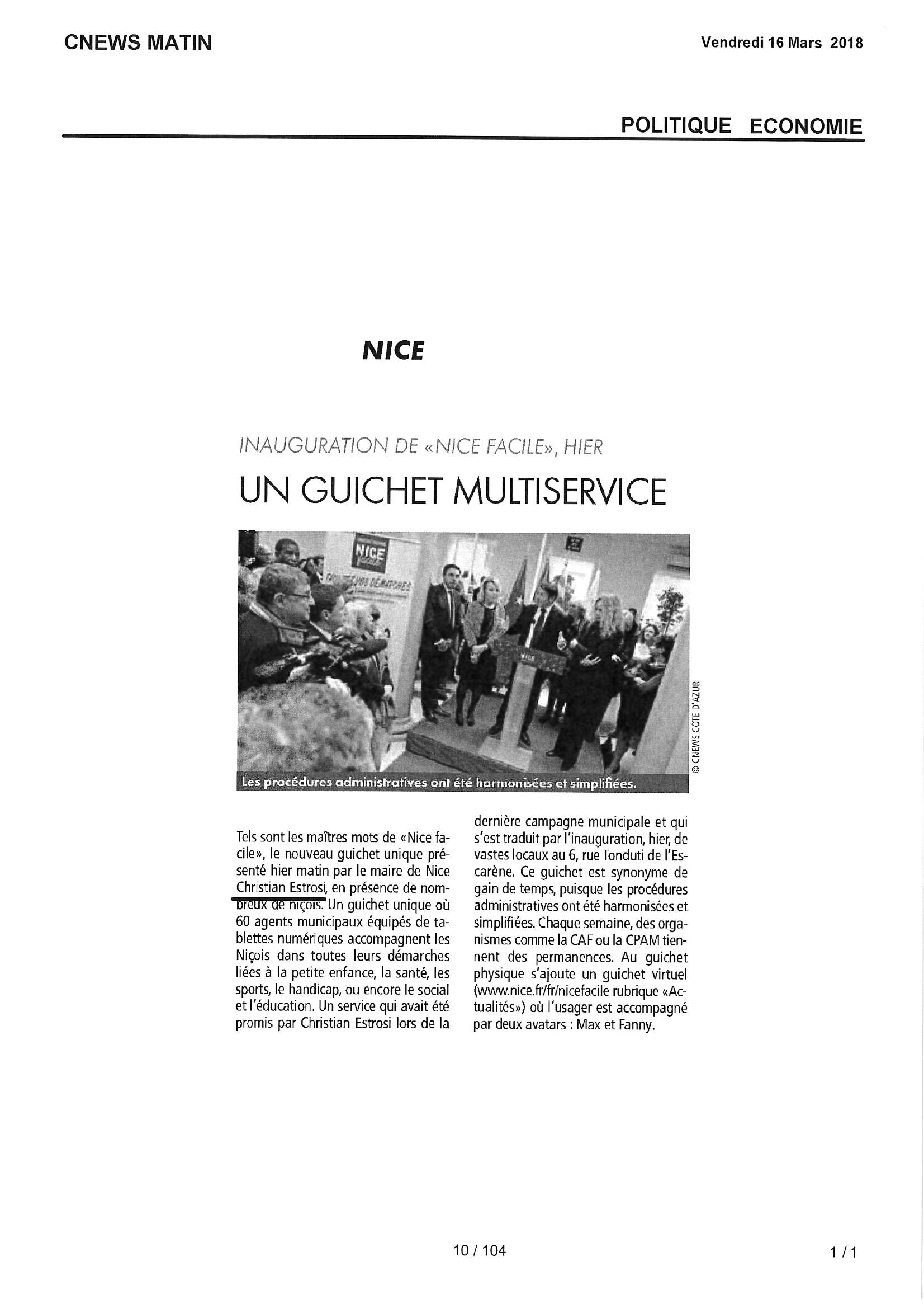 CCAS Nice - Accueil